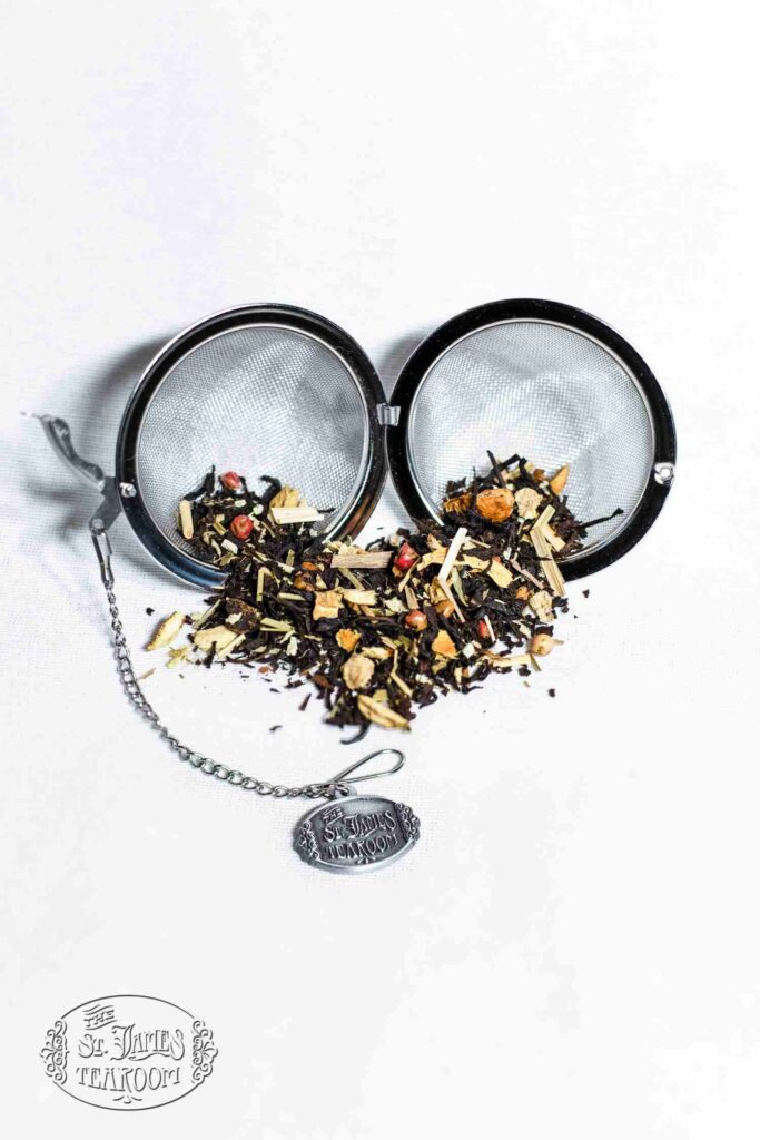 Small ‘St. James’ Tea Ball Strainer - The St. James Tearoom