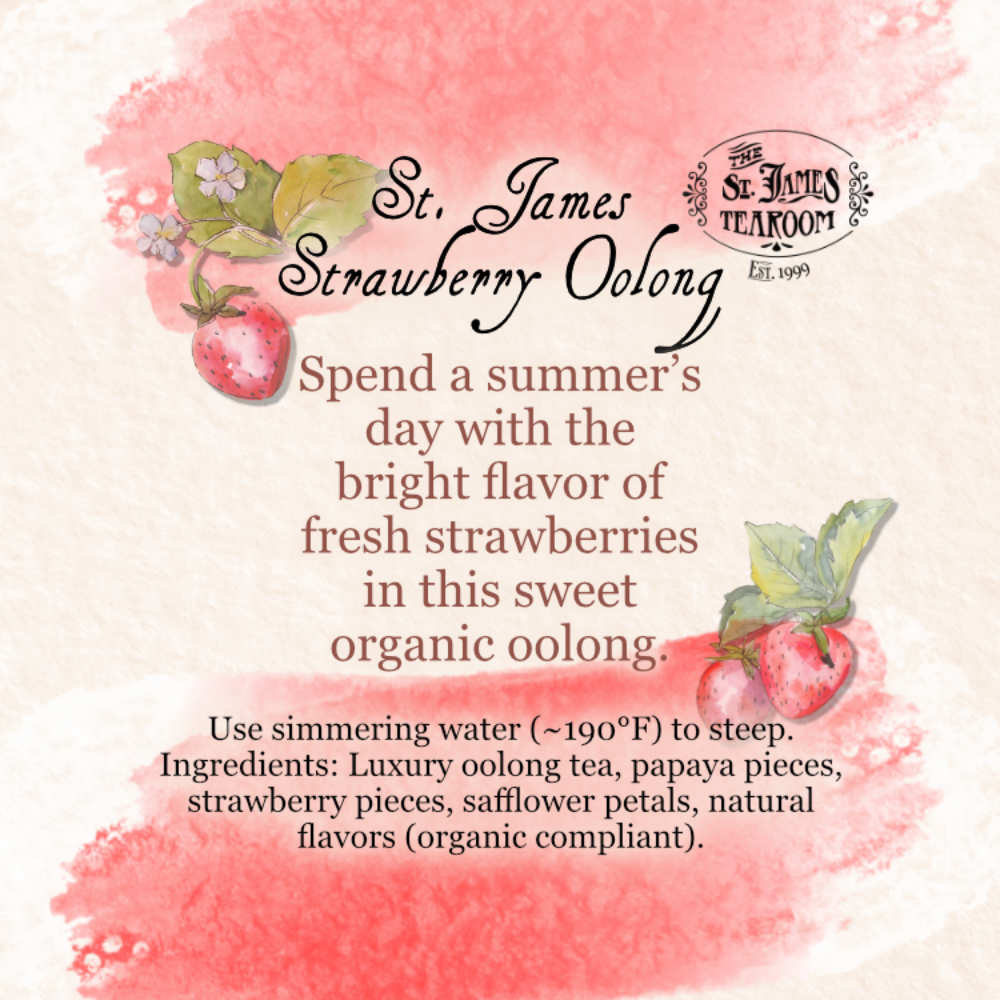 St. James Strawberry organic oolong