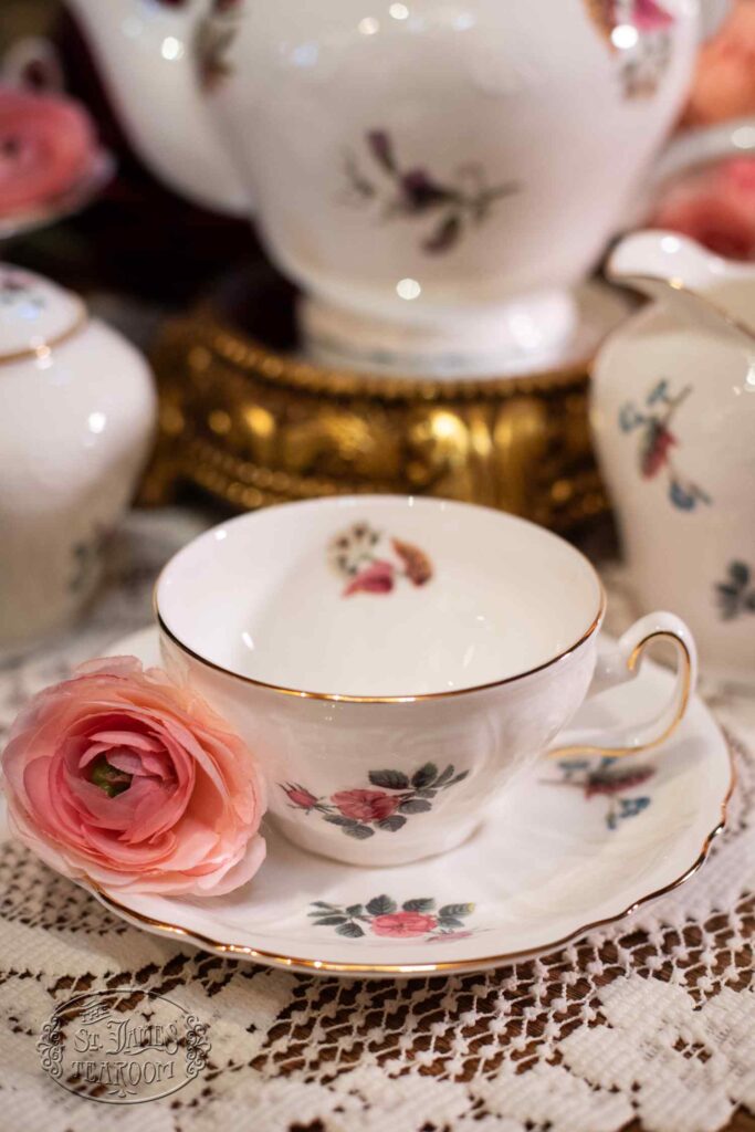 Fine China: Anna Garden Bone China (Cup & Saucer) - St. James SHOP