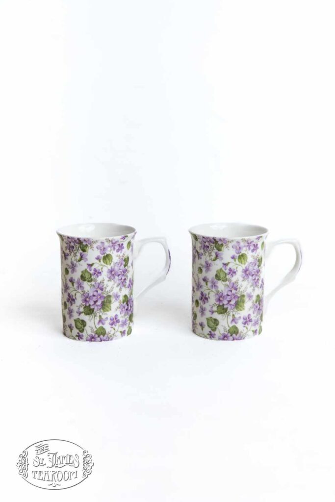 Fine Bone China: Violet Mug - St. James SHOP