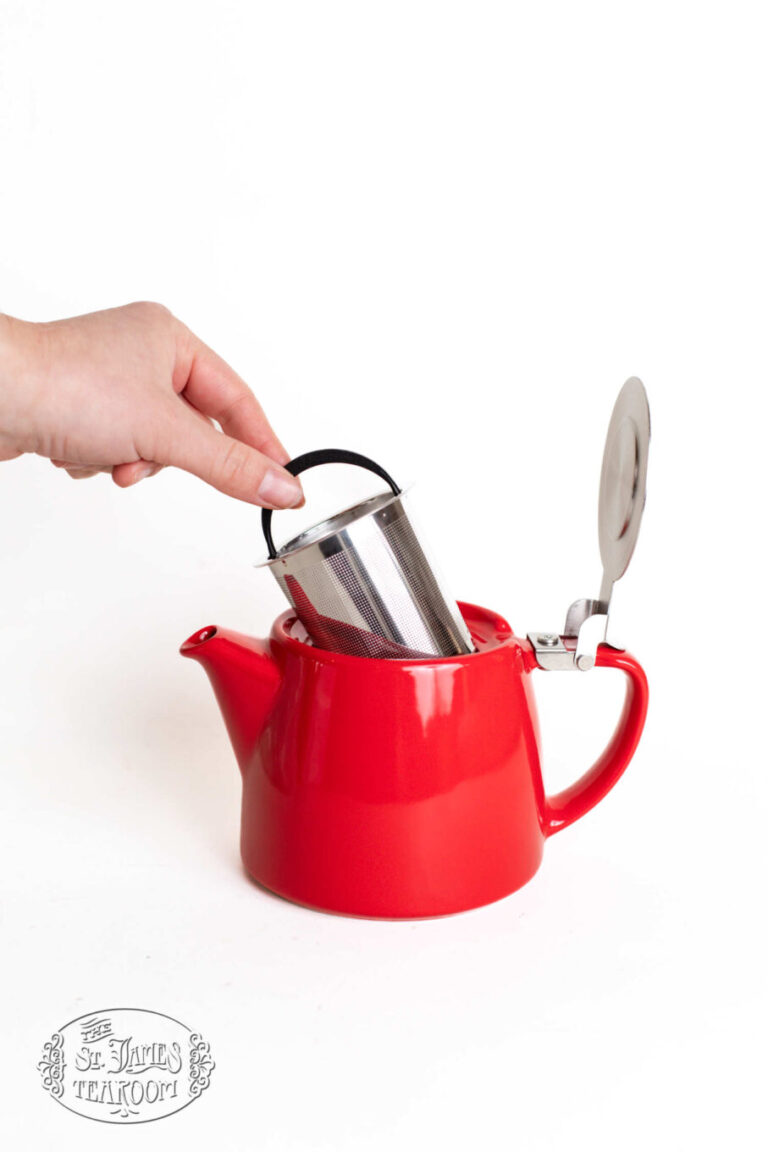 Red Stump Teapot - St. James SHOP