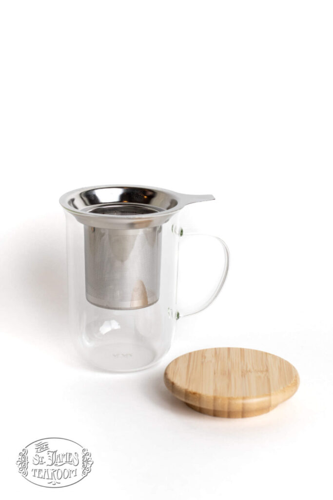 Balance Glass Tea Mug with Infuser - St. James SHOP