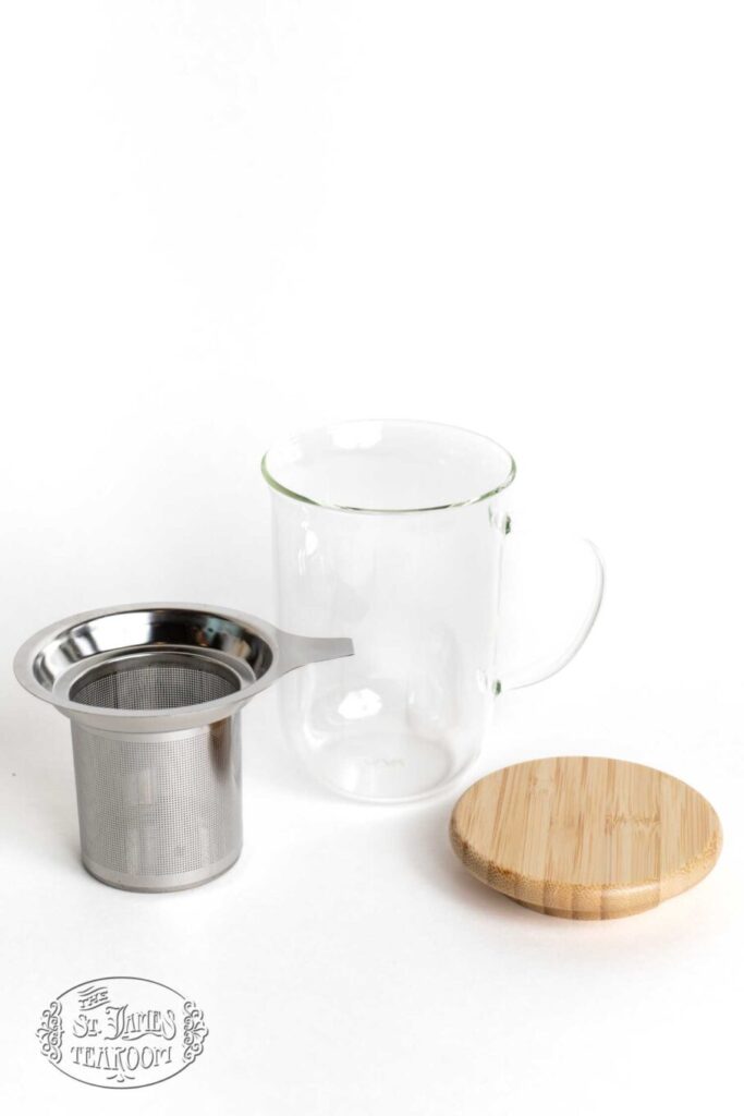 Balance Glass Tea Mug with Infuser - St. James SHOP