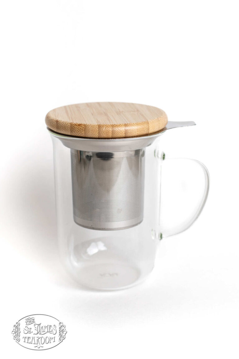 Balance Glass Tea Mug with Infuser - St. James SHOP