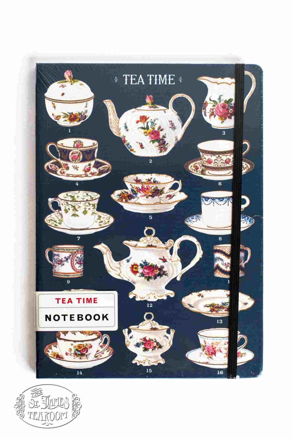 Vintage Tea Time Notebook - St. James SHOP